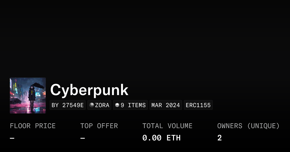 Cyberpunk - Collection | OpenSea