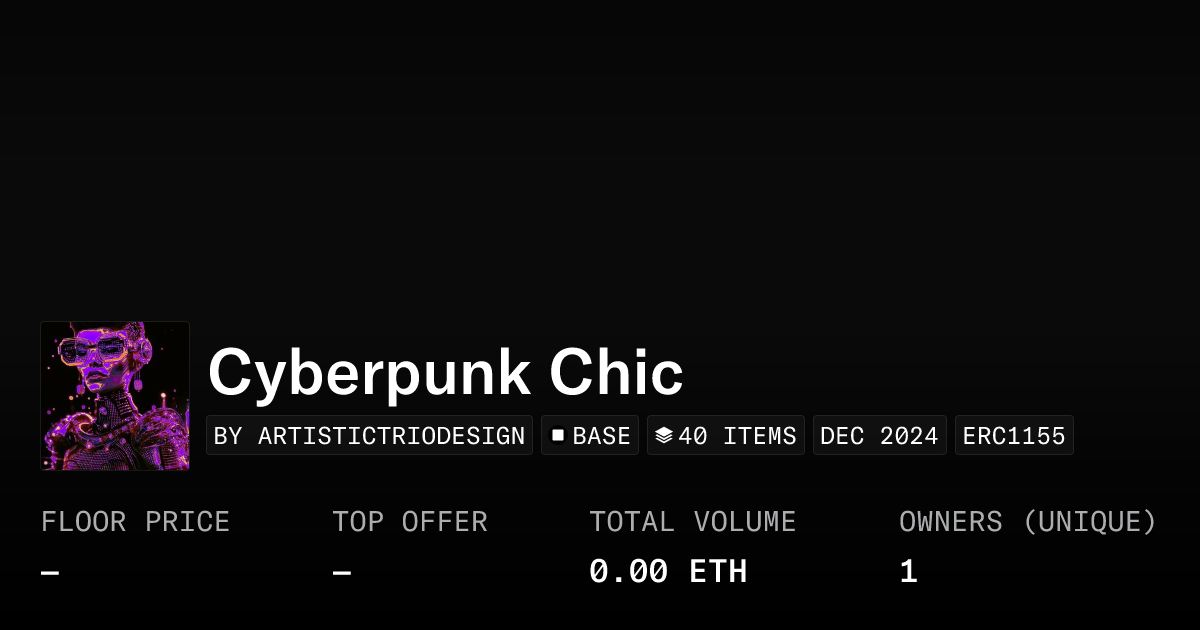 Cyberpunk Chic - Collection | OpenSea
