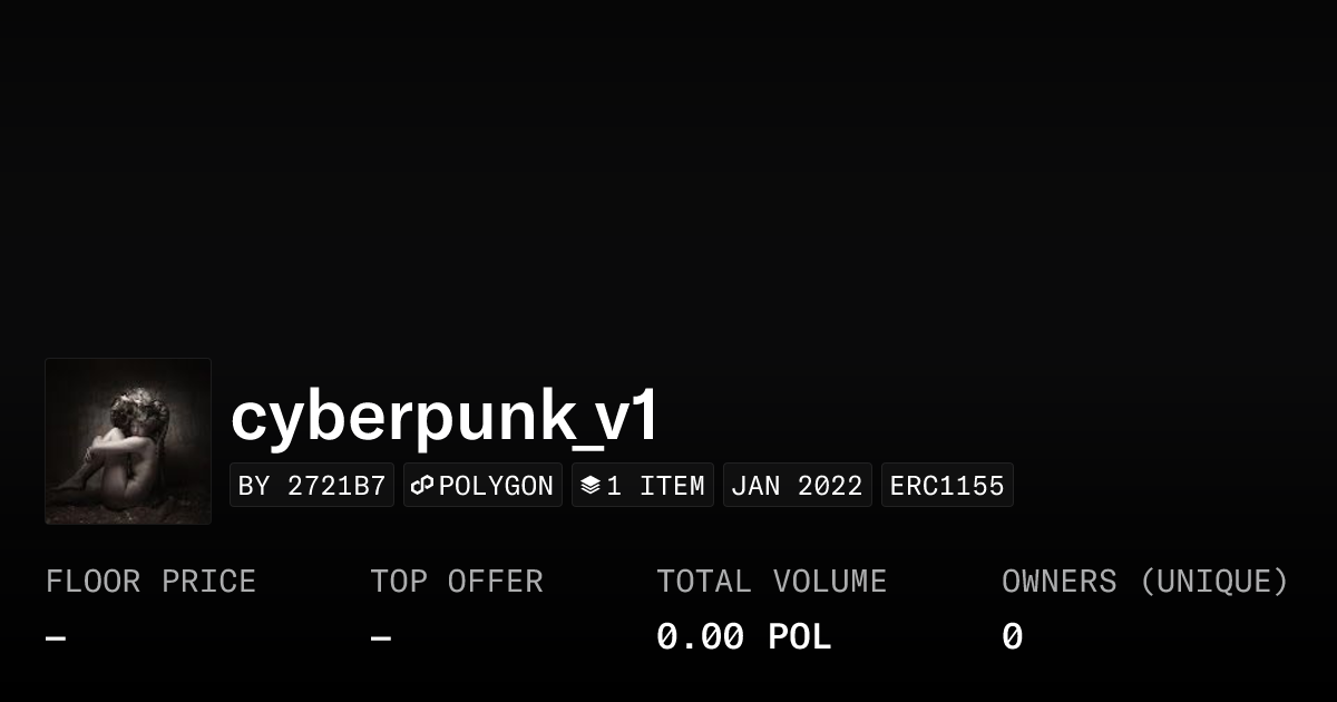 cyberpunk_v1 - Collection | OpenSea