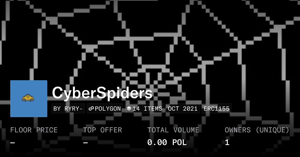 CyberSpiders - Collection | OpenSea