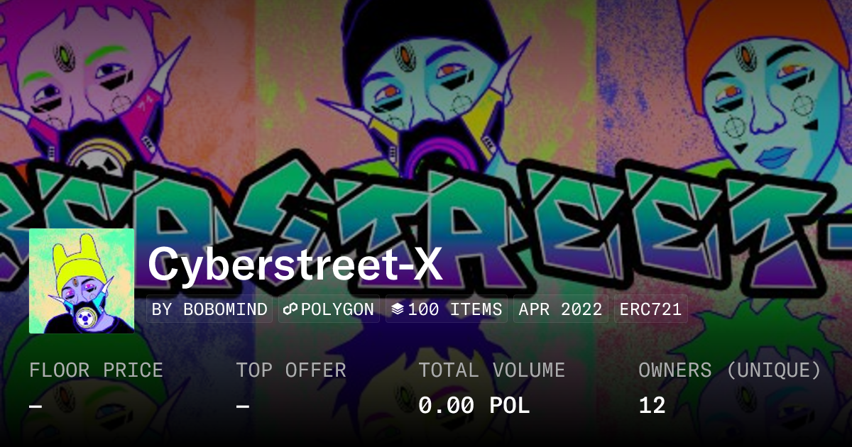 Cyberstreet-X - Collection | OpenSea