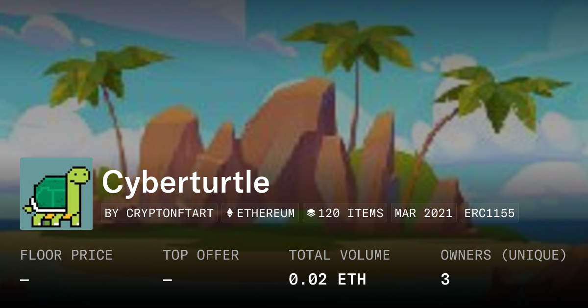 Cyberturtle - Collection | OpenSea