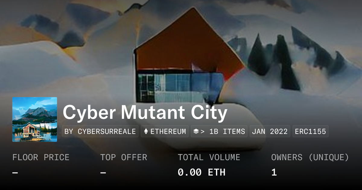 Cyber Mutant City - Collection | OpenSea