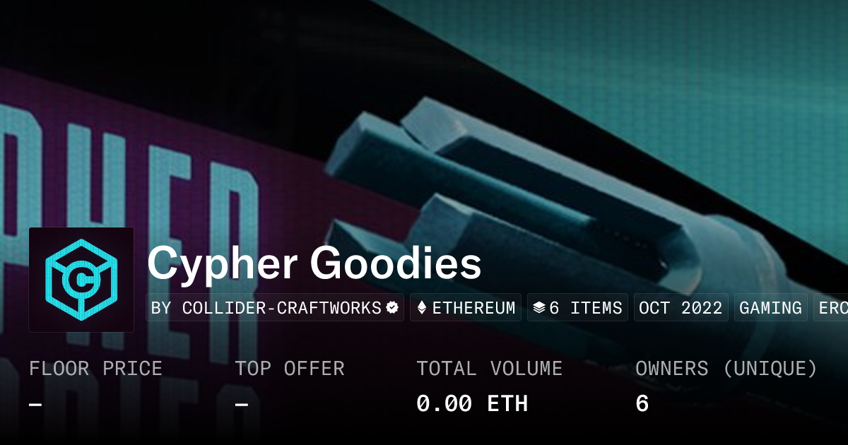 Cypher Goodies - Collection | OpenSea