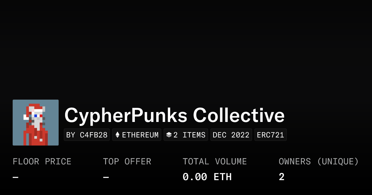 CypherPunks Collective - Collection | OpenSea