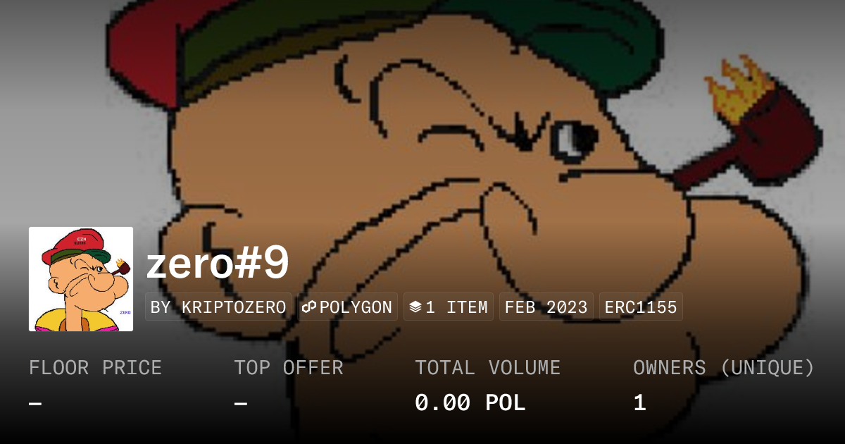 zero#9 - Collection | OpenSea