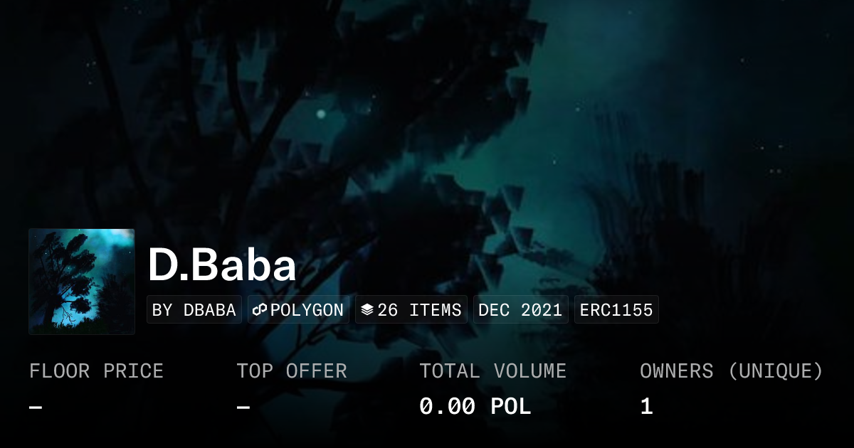 D.Baba - Collection | OpenSea
