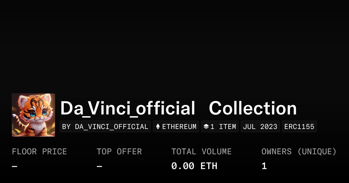 Da_Vinci_official Collection - Collection | OpenSea