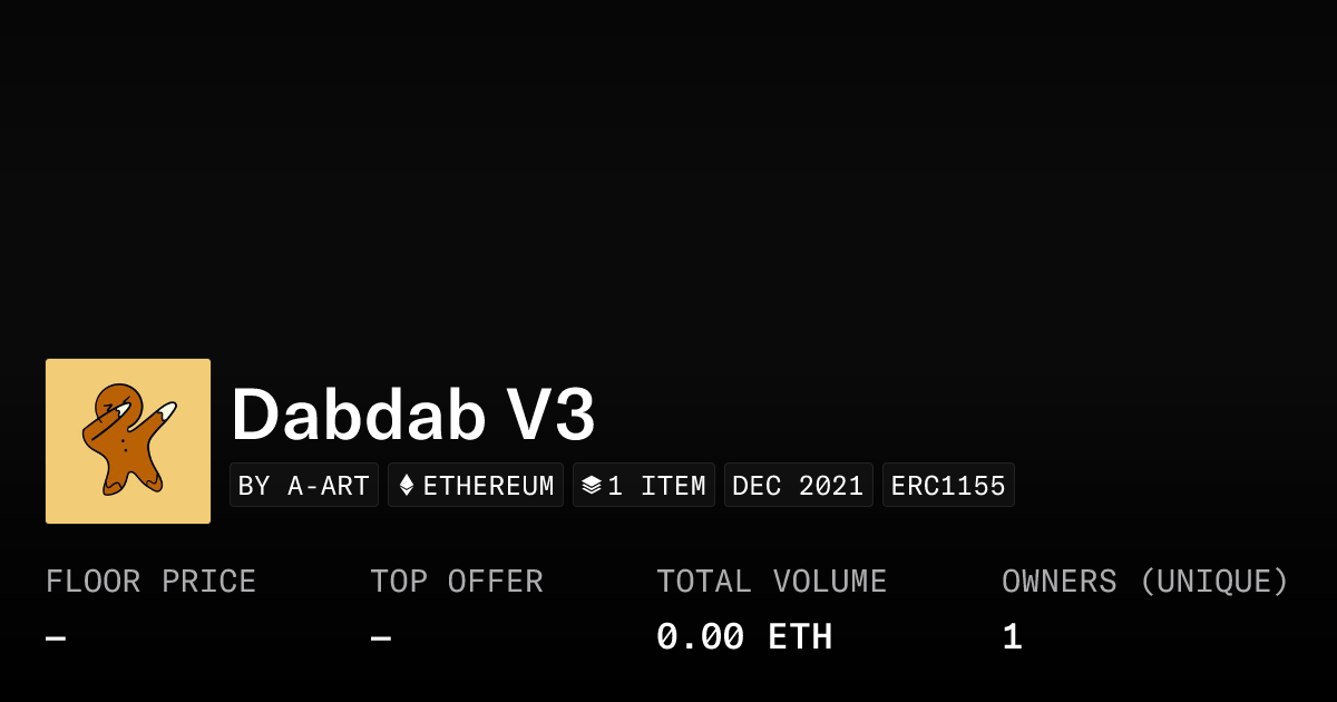 Dabdab V3 - Collection | OpenSea