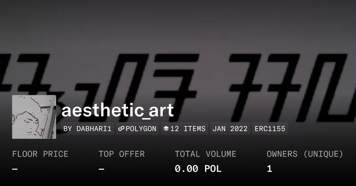aesthetic_art - Collection | OpenSea