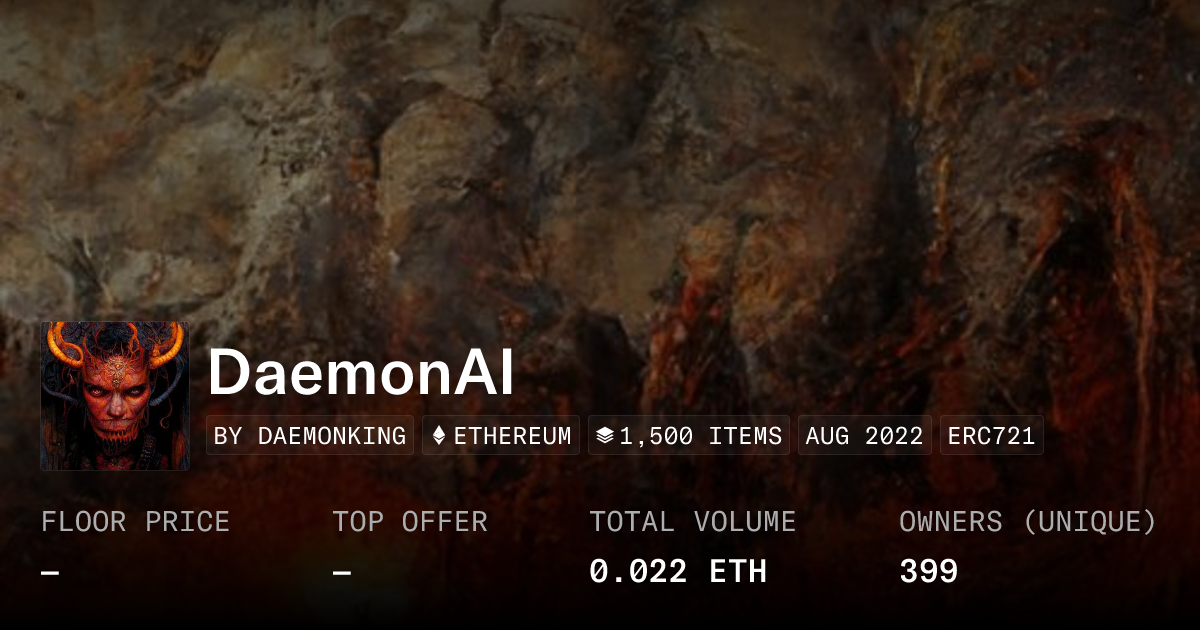 DaemonAI - Collection | OpenSea