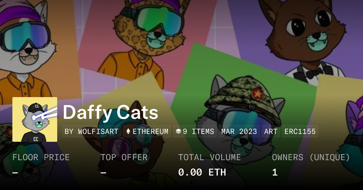 Daffy Cats - Collection | OpenSea