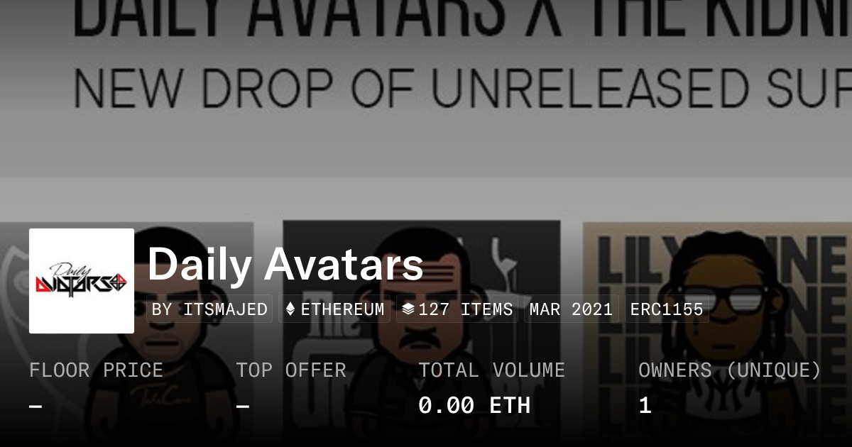 Daily Avatars - Collection | OpenSea