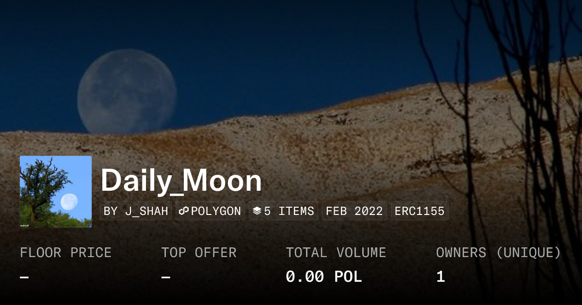 Daily_Moon - Collection | OpenSea