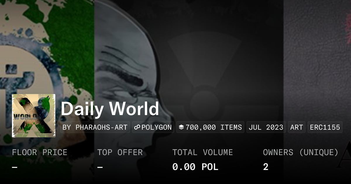 Daily World - Collection | OpenSea