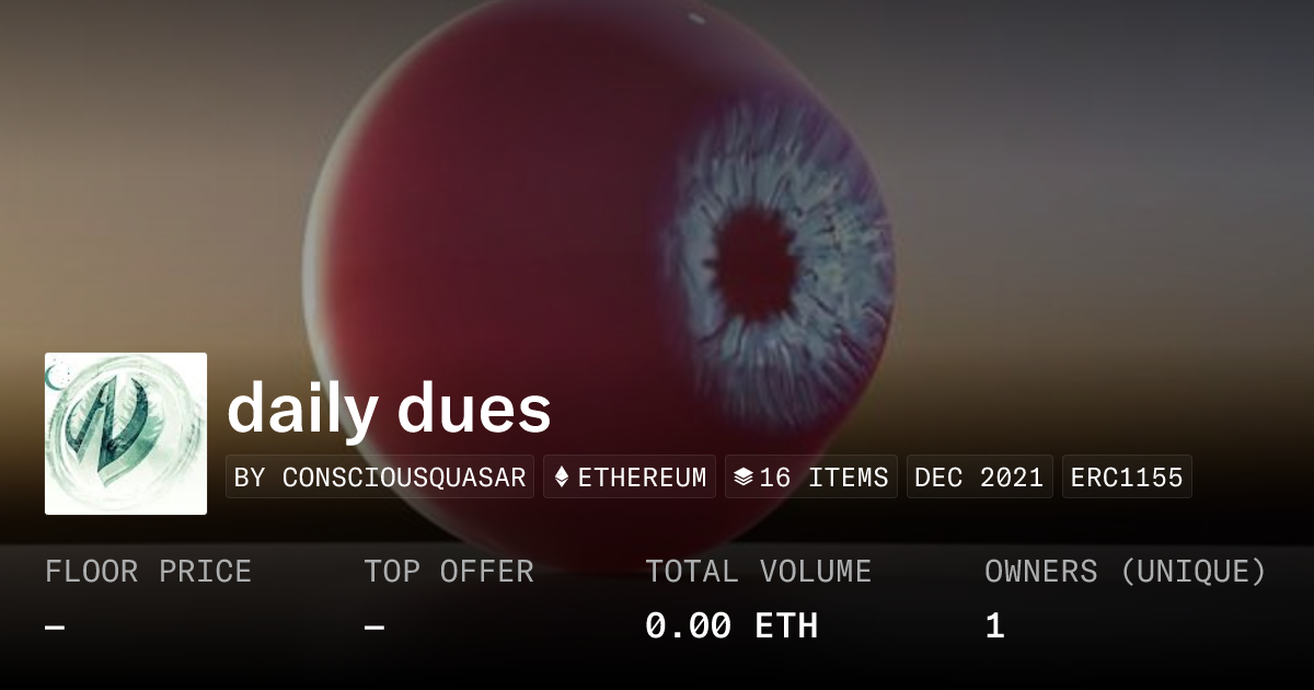 daily dues - Collection | OpenSea