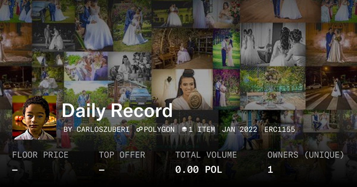 Daily Record - Collection | OpenSea