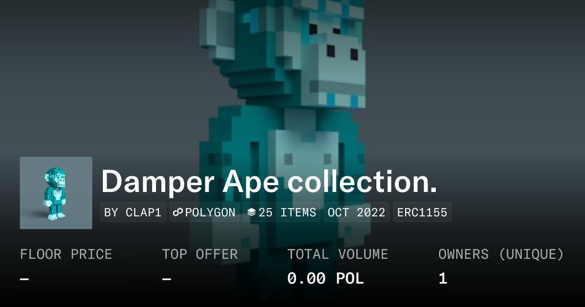 Damper Ape collection. - Collection | OpenSea