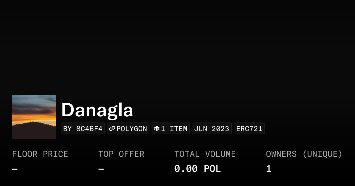 Danagla - Collection | OpenSea