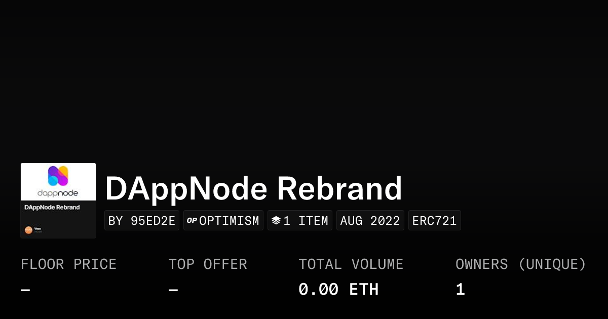 DAppNode Rebrand - Collection | OpenSea