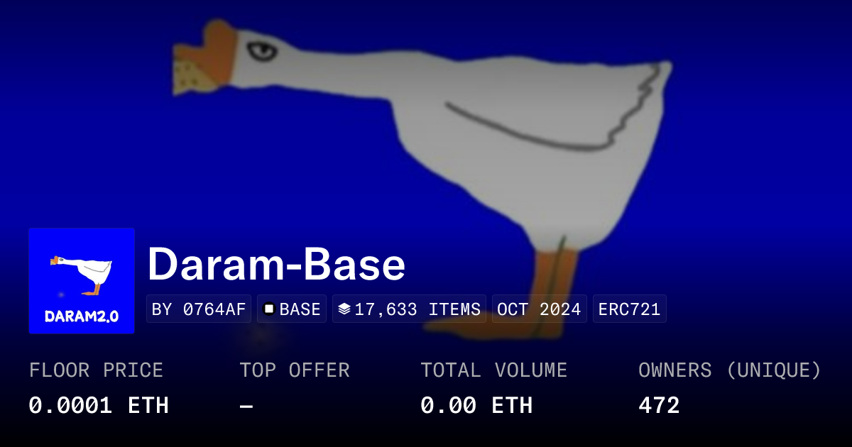 Daram-Base - Collection | OpenSea