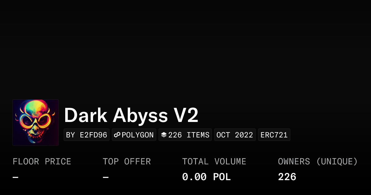 Dark Abyss V2 - Collection | OpenSea