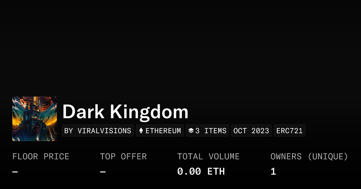Dark Kingdom - Collection | OpenSea