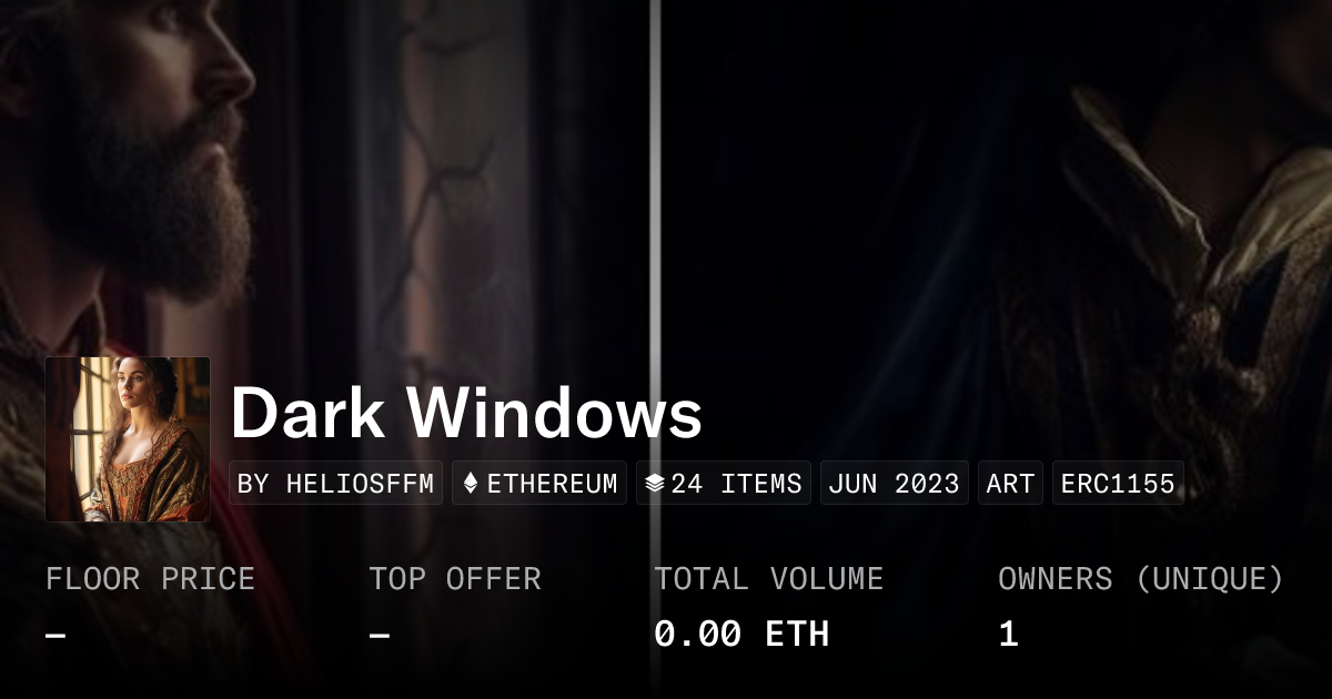 Dark Windows - Collection | OpenSea