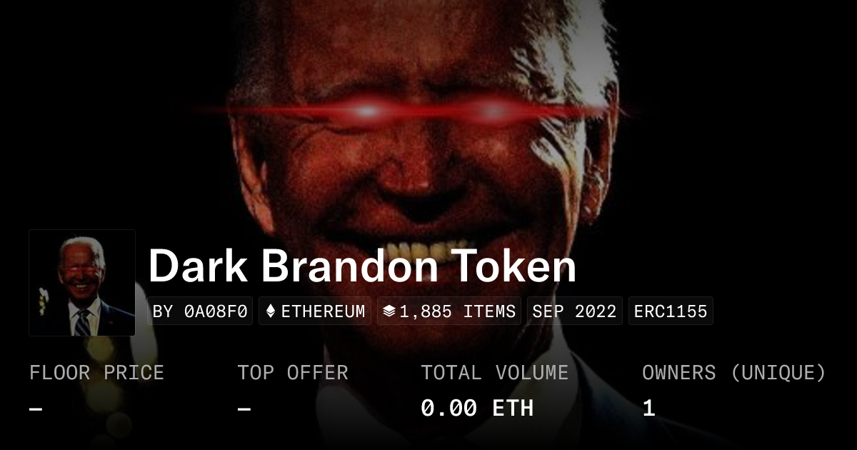 Dark Brandon Token - Collection | OpenSea