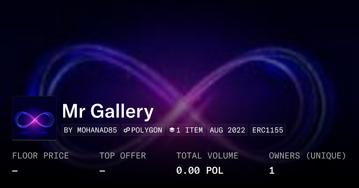 Mr Gallery - Collection | OpenSea