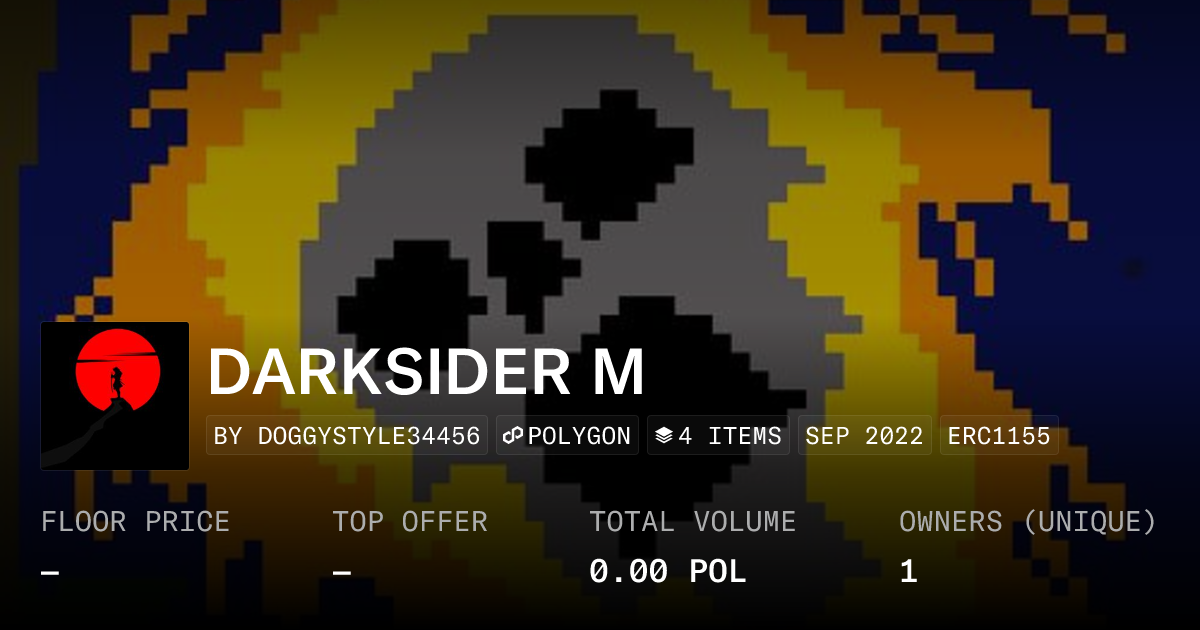 DARKSIDER M - Collection | OpenSea