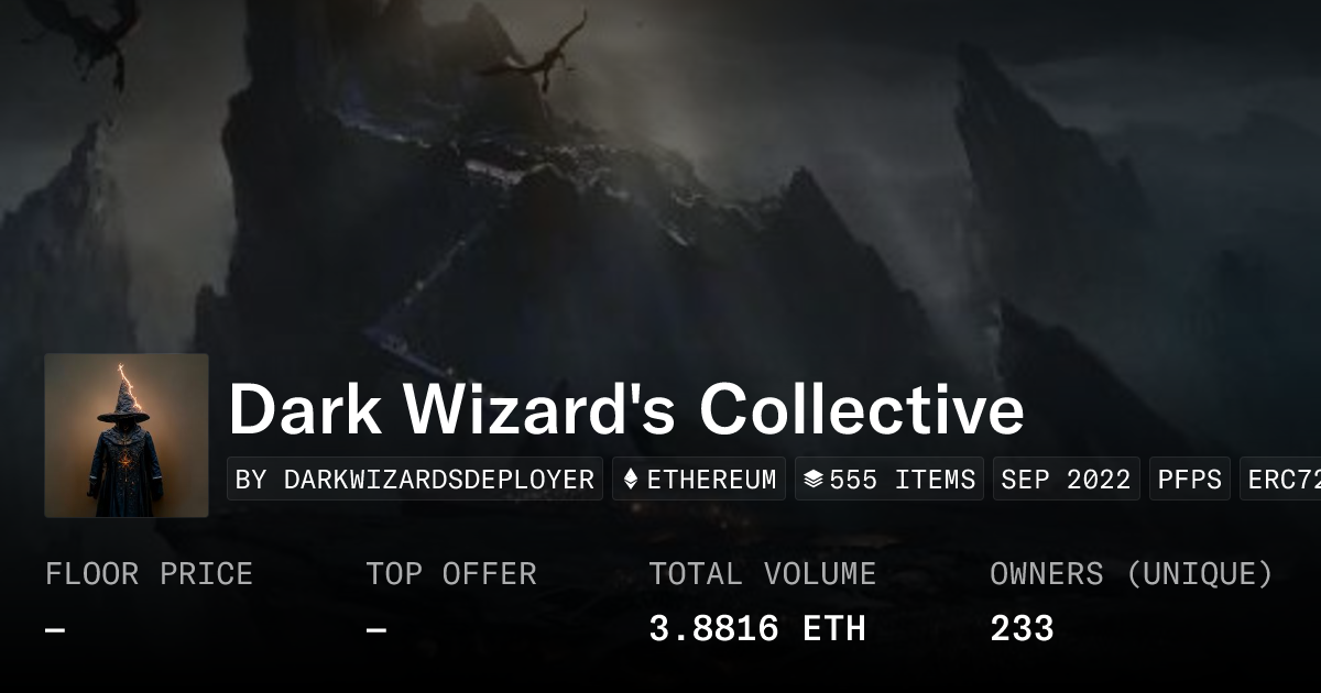 Dark Wizard's Collective - Collection | OpenSea