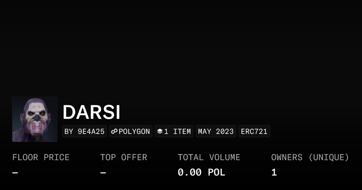 DARSI - Collection | OpenSea