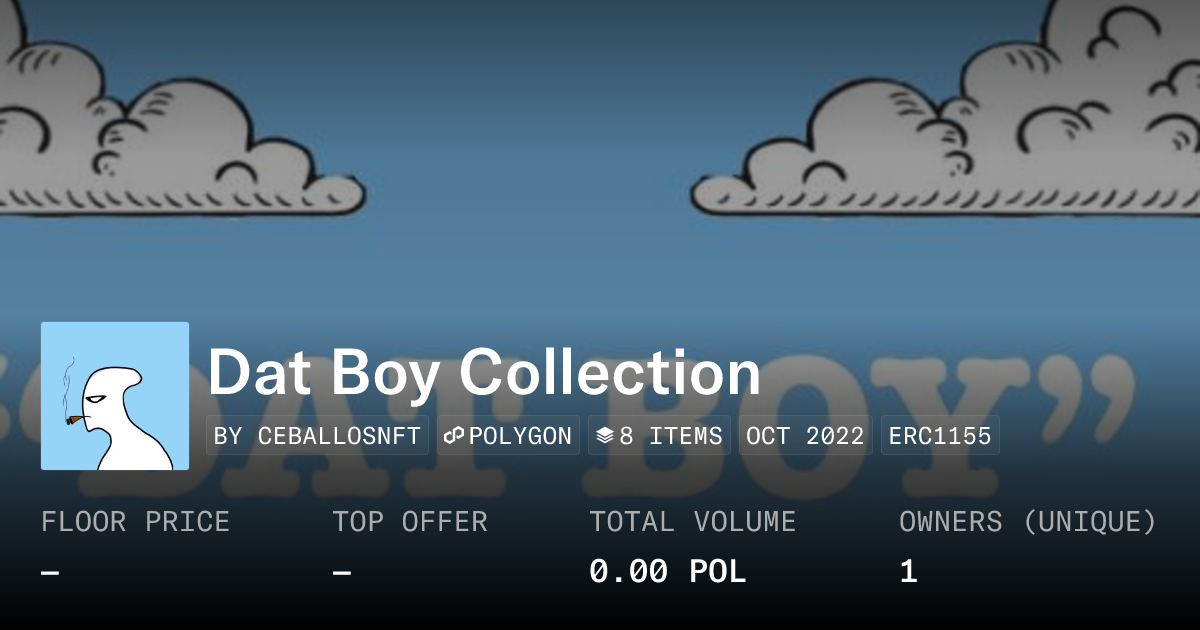Dat Boy Collection - Collection | OpenSea