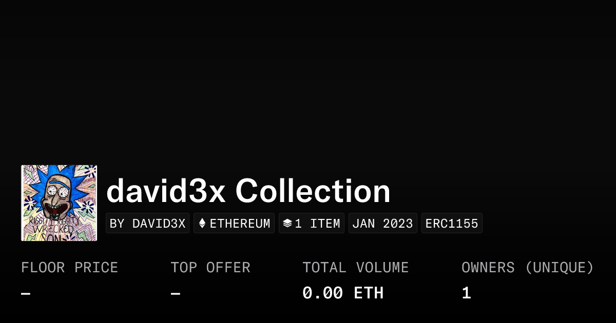 david3x Collection - Collection | OpenSea