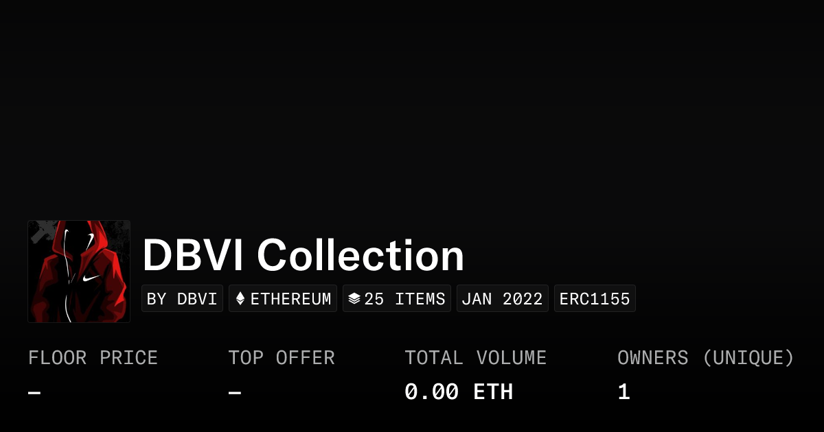 DBVI Collection - Collection | OpenSea