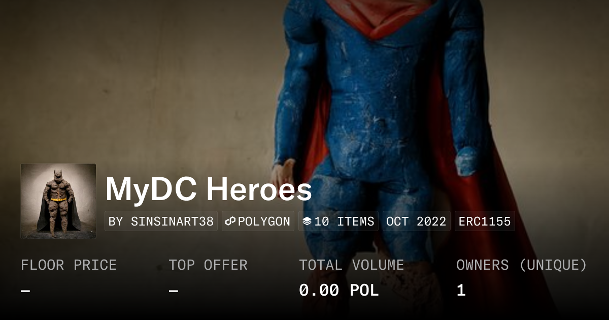 MyDC Heroes - Collection | OpenSea