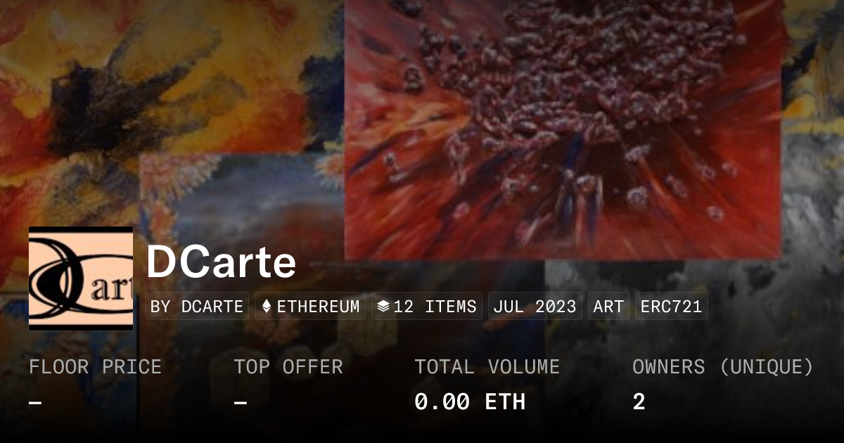 DCarte - Collection | OpenSea