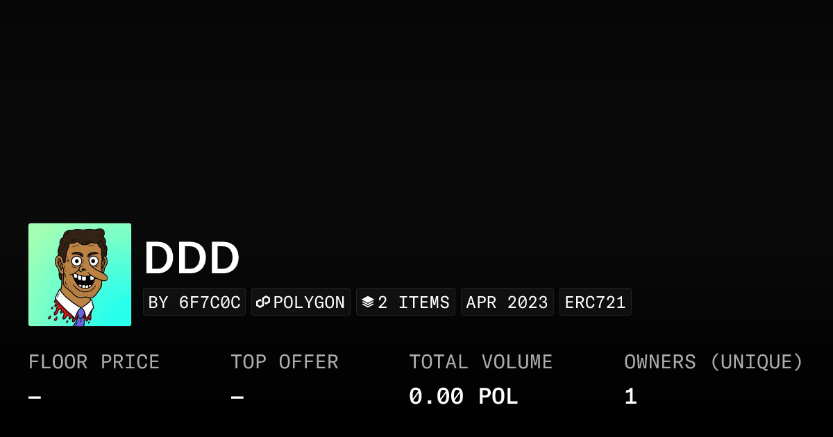 DDD - Collection | OpenSea