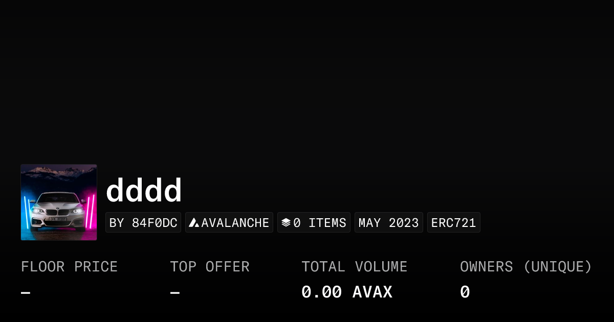 dddd - Collection | OpenSea