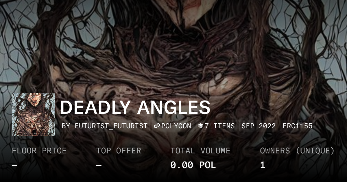 DEADLY ANGLES - Collection | OpenSea