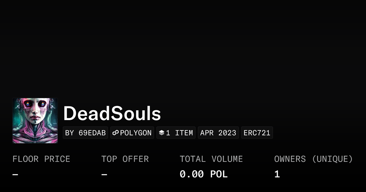 DeadSouls - Collection | OpenSea