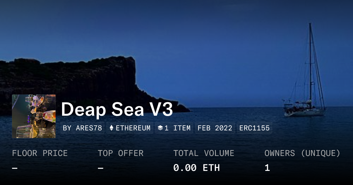 Deap Sea V3 - Collection | OpenSea