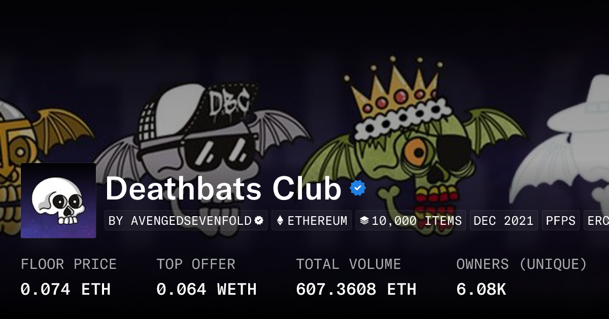 Deathbats Club - Collection | OpenSea