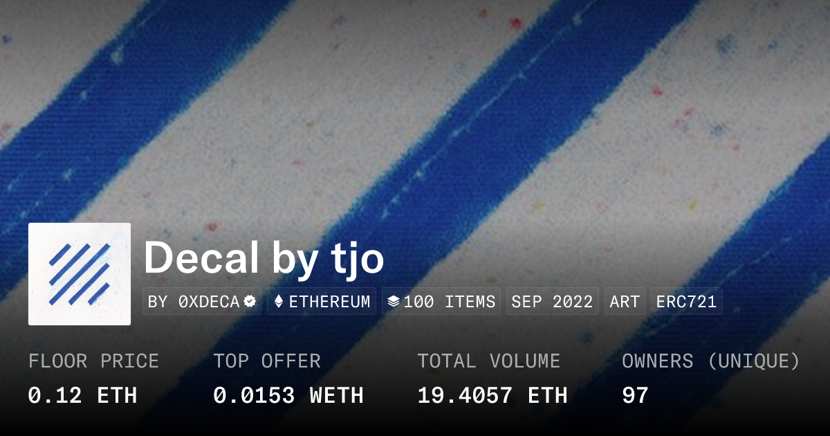 Decal by tjo - Collection | OpenSea