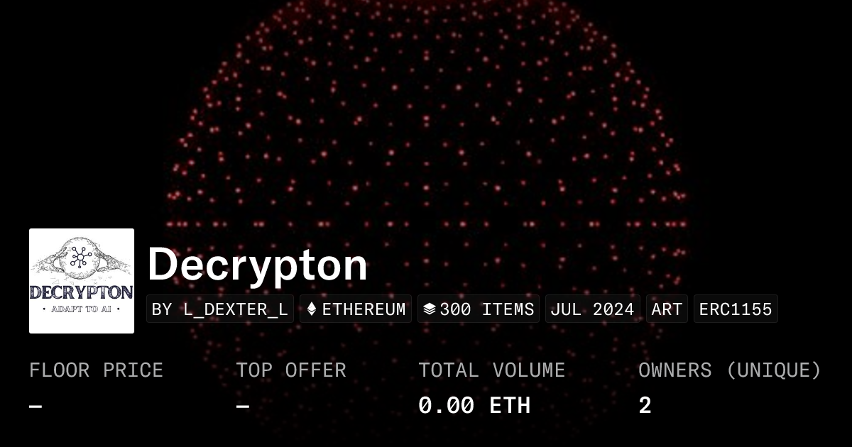 Decrypton - Collection | OpenSea