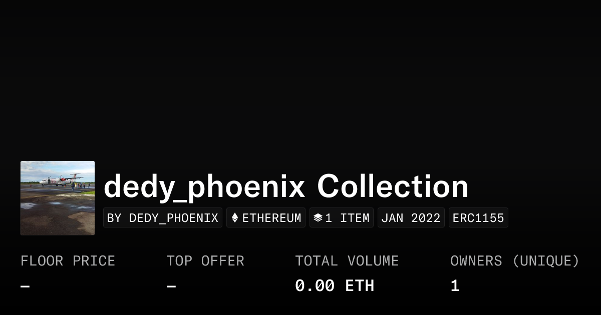 dedy_phoenix Collection - Collection | OpenSea