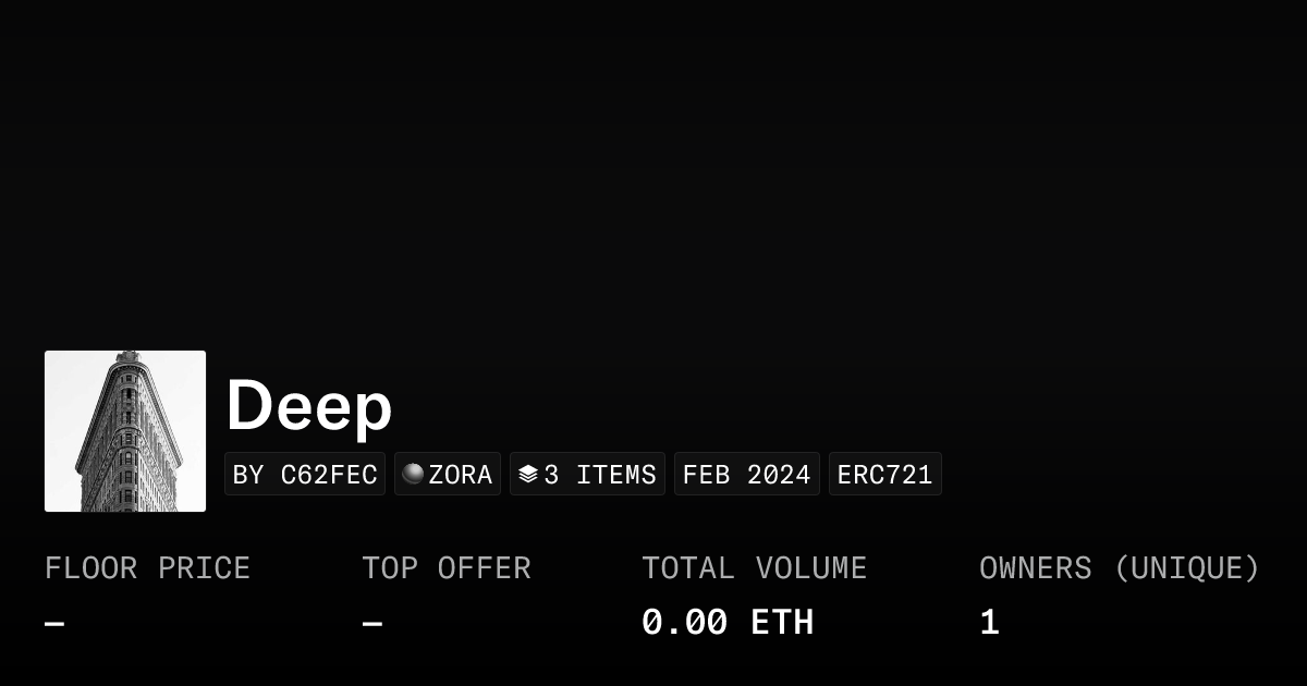 Deep - Collection | OpenSea