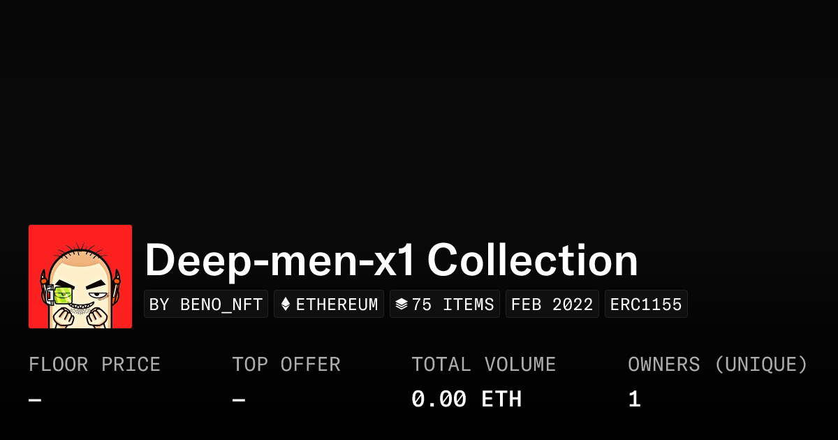 Deep-men-x1 Collection - Collection | OpenSea