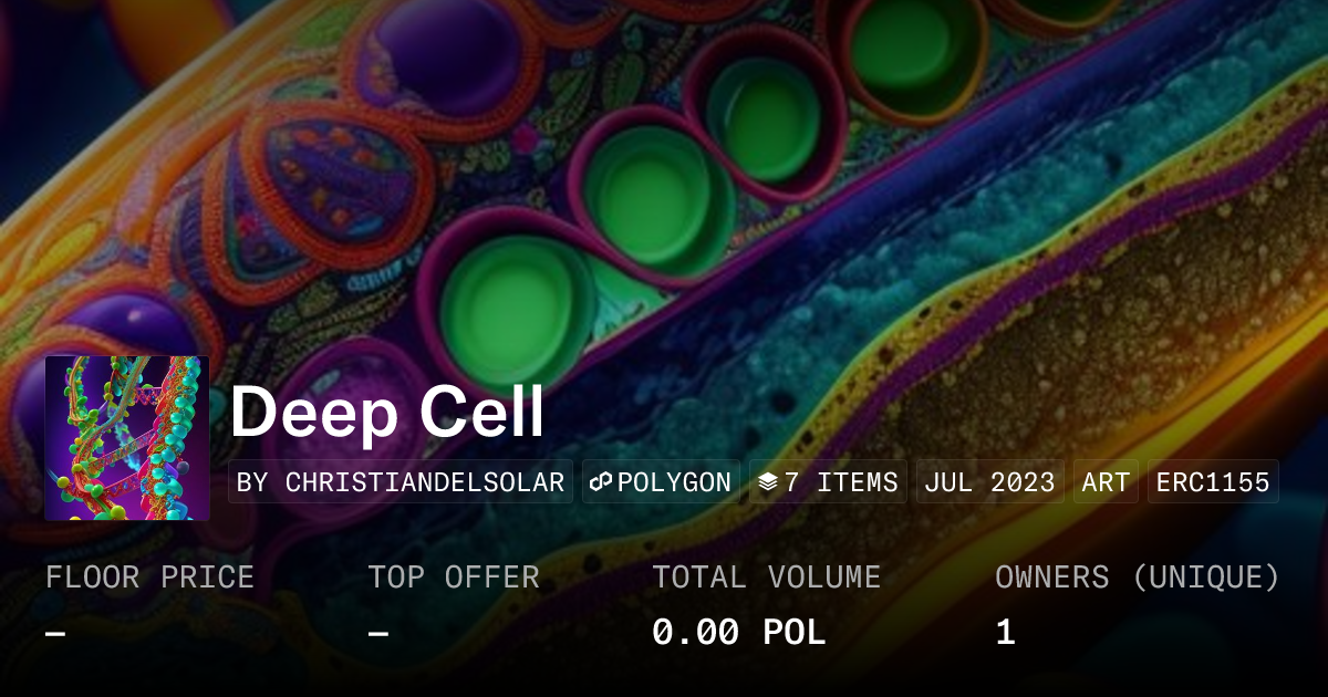 Deep Cell - Collection | OpenSea